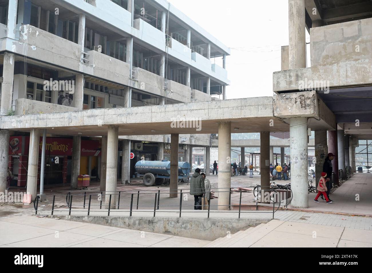 INDIA, Chandigarh, the master plan of the city divided in sectors was ...