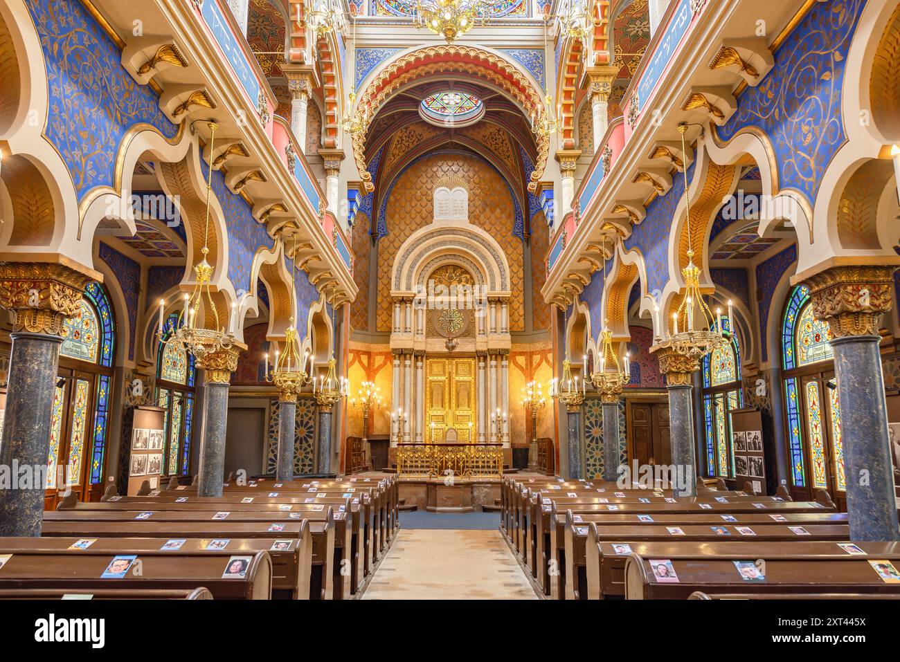 Prague, Czech Republic - May 27, 2024: Inside of the Jerusalem ...