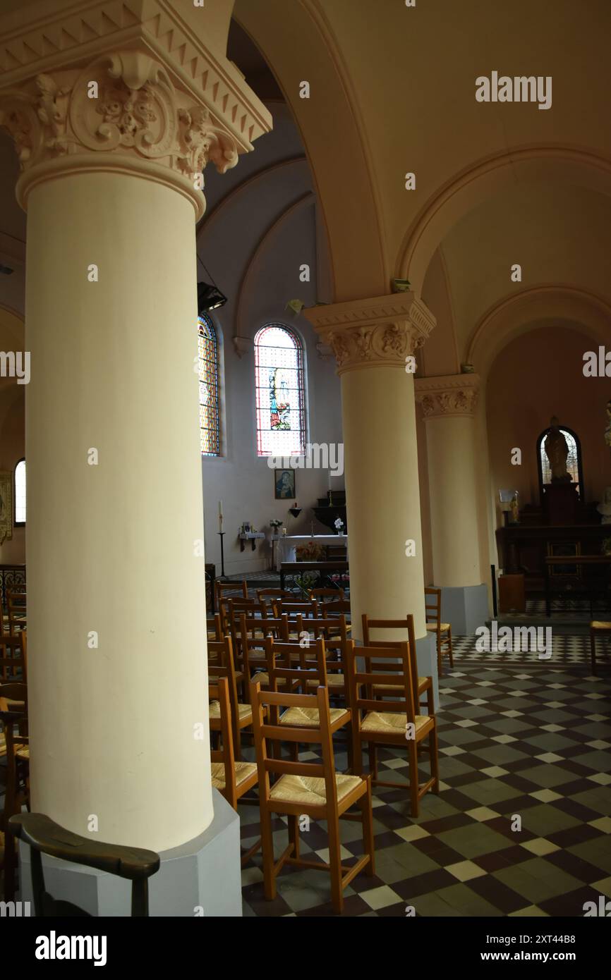Église catholique Saint-Alexandre à Estrun.Eglise paroissiale.Diocèse ...