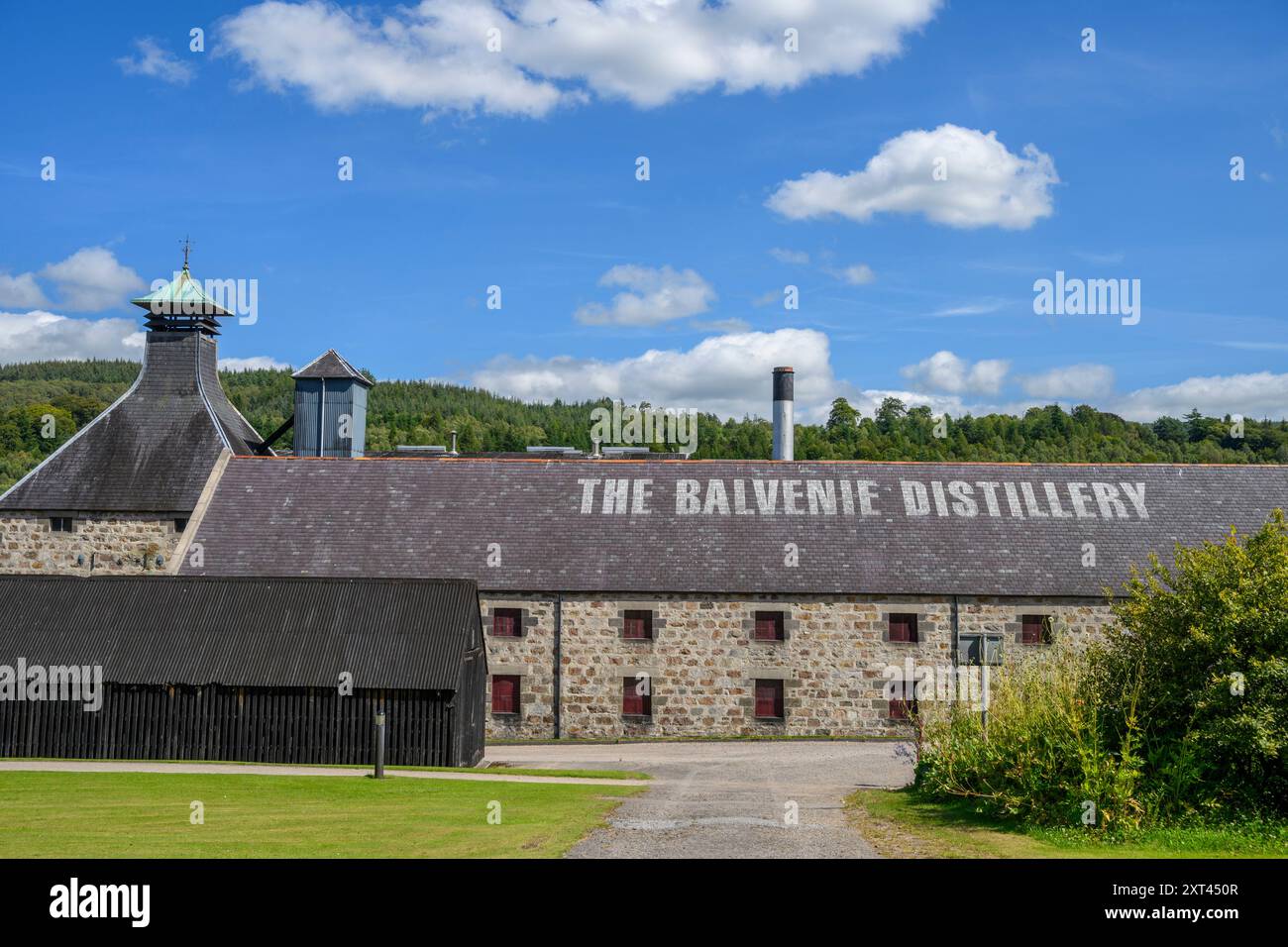 Balvenie Distillery, Dufftown, Banffshire, Scotland, UK Stock Photo - Alamy