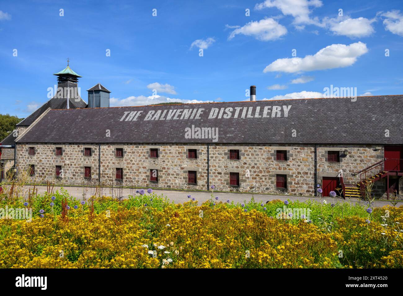 Balvenie Distillery, Dufftown, Banffshire, Scotland, UK Stock Photo - Alamy