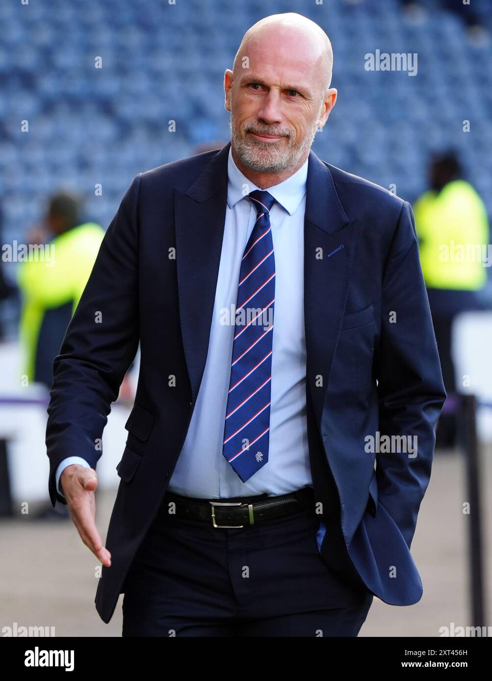 Rangers manager Philippe Clement before the UEFA Champions League ...