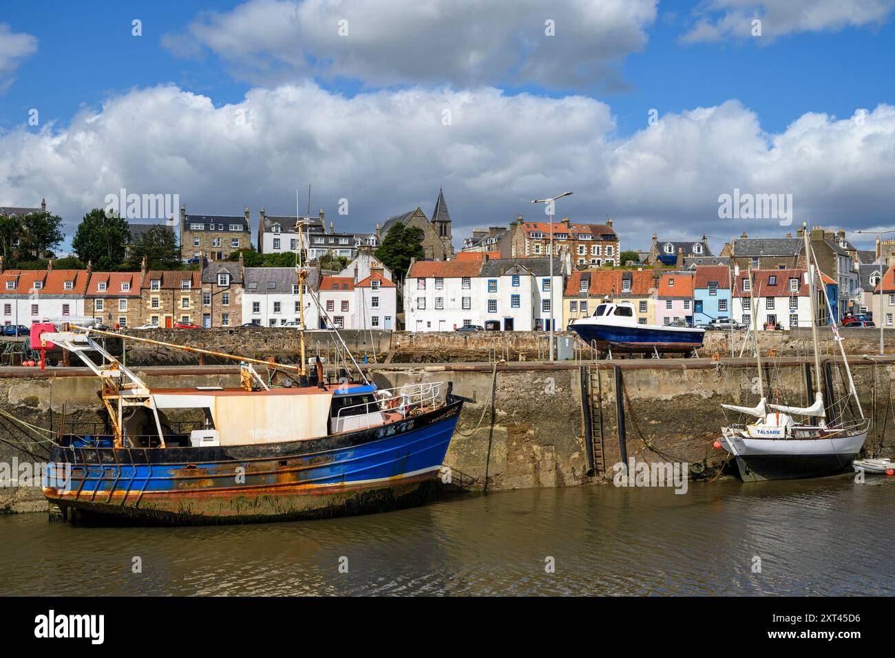 St. Monans harbour, Fife, Scotland, UK Stock Photo - Alamy