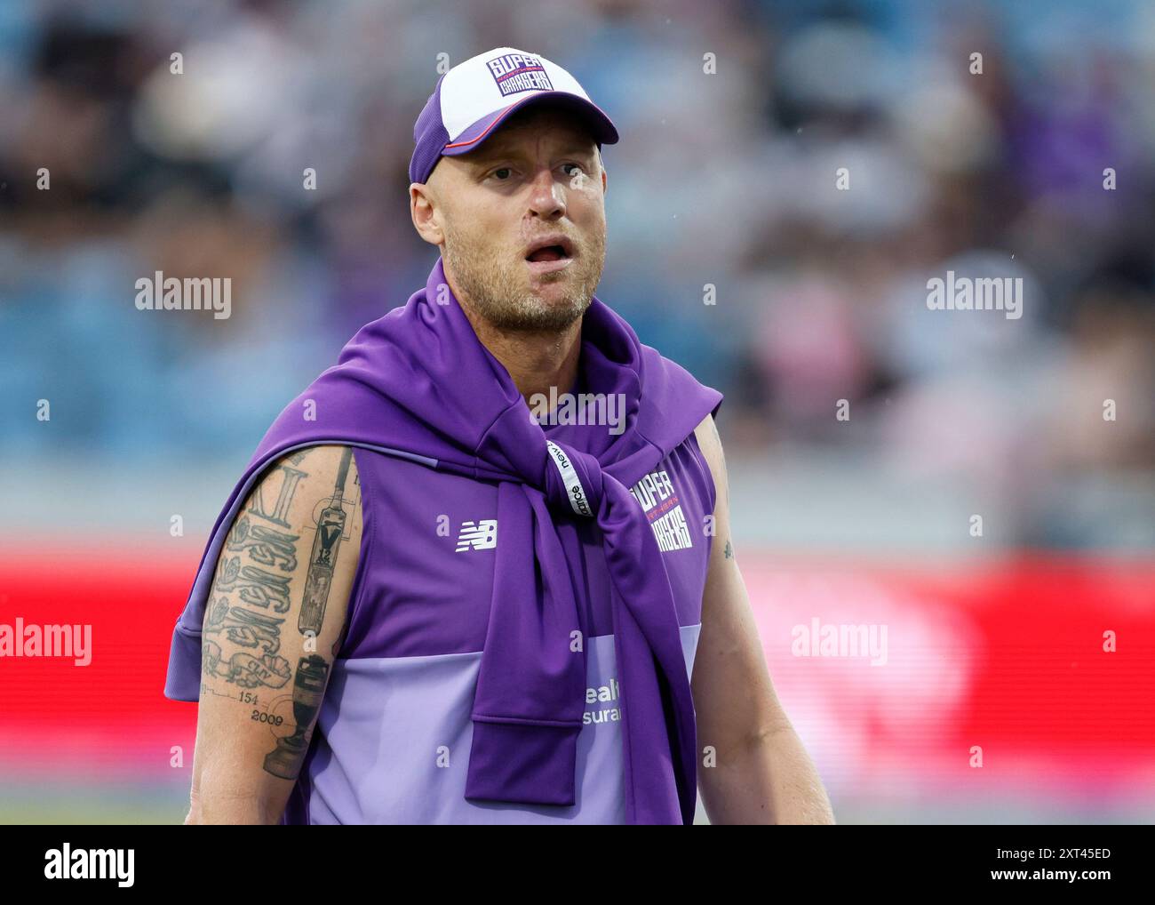 Northern Superchargers' head coach, Andrew Flintoff at The Hundred men ...