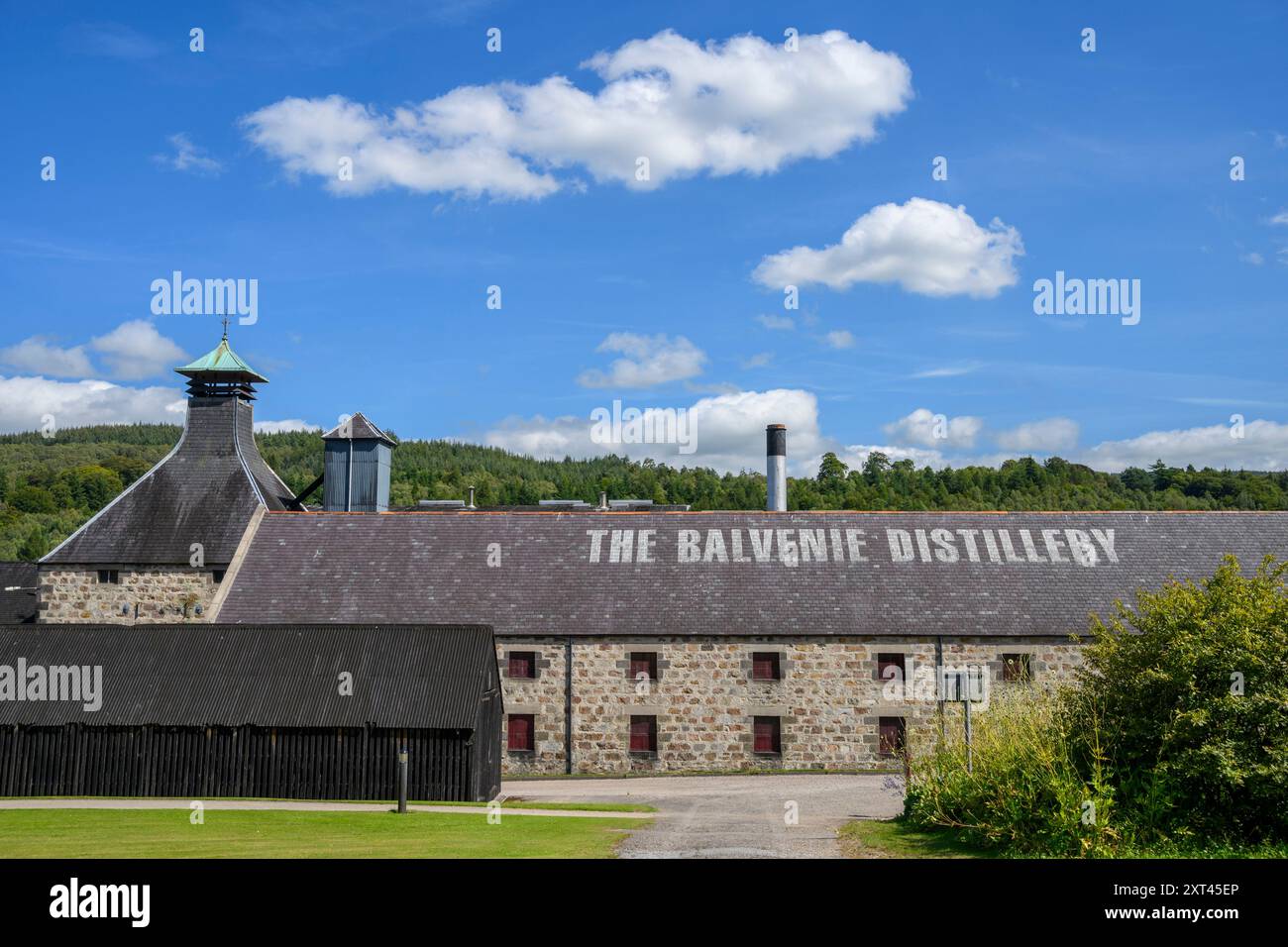 Balvenie Distillery, Dufftown, Banffshire, Scotland, UK Stock Photo - Alamy