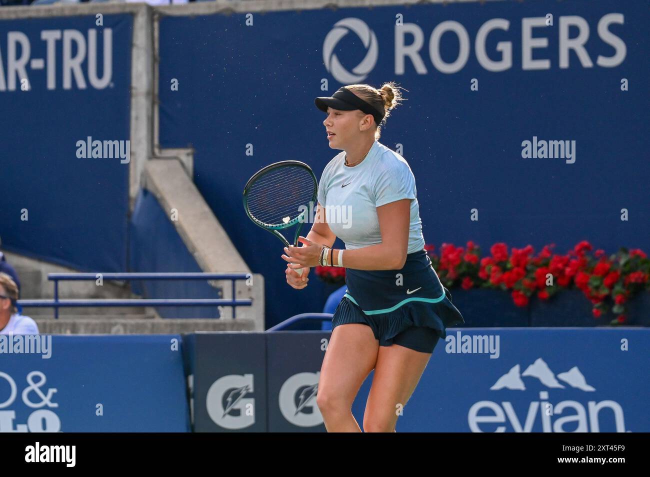 Toronto, Canada. 12th Aug, 2024. American tennis player Amanda ...