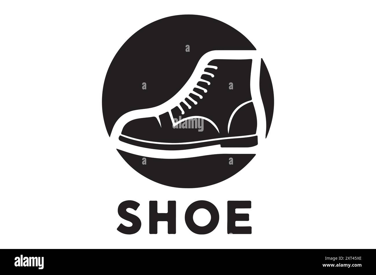 Sneakers boot shoe shoes Black and White Stock Photos & Images - Alamy