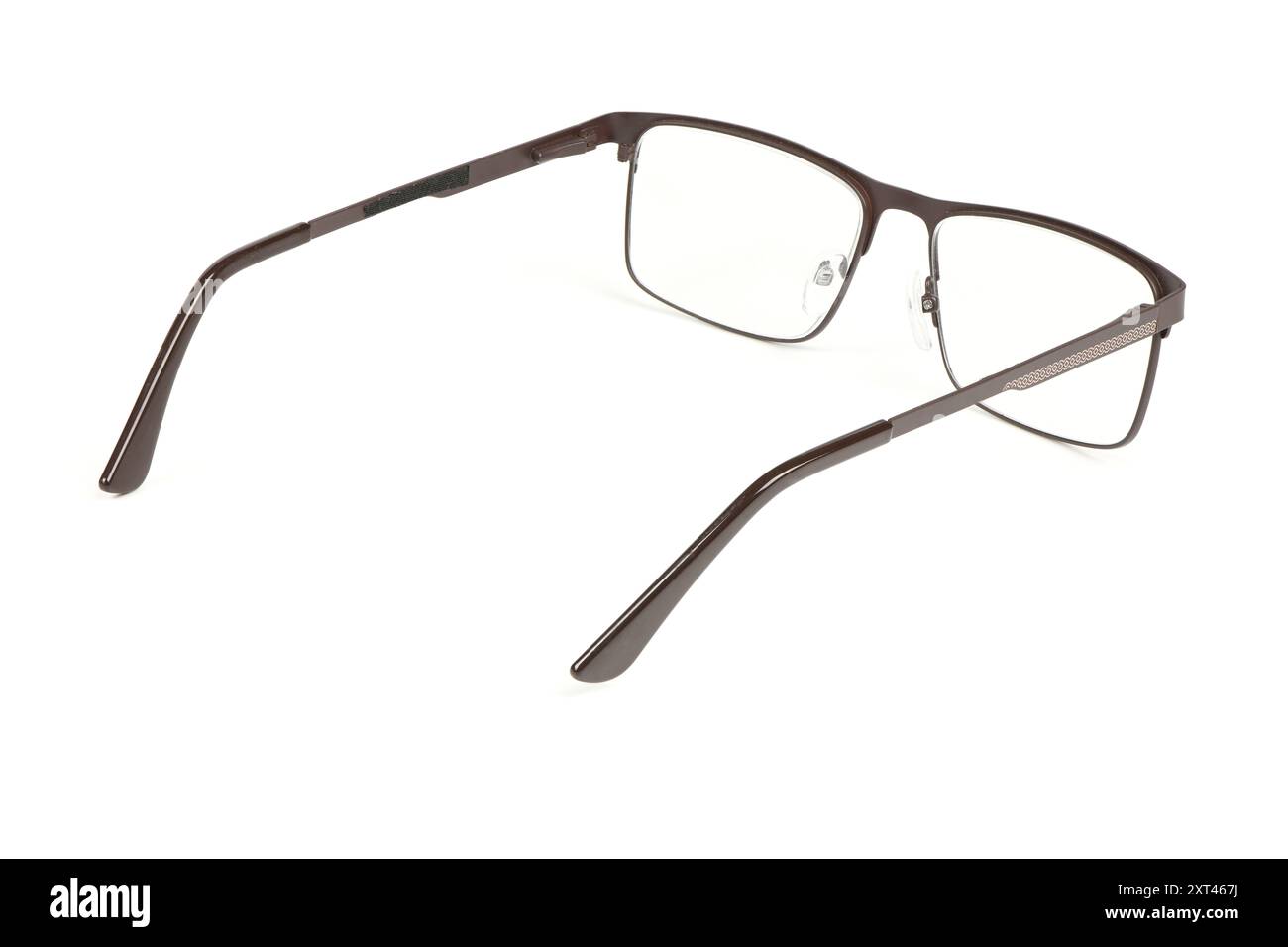 Reading glasses isolated on white background. Fashion spectacles for ...