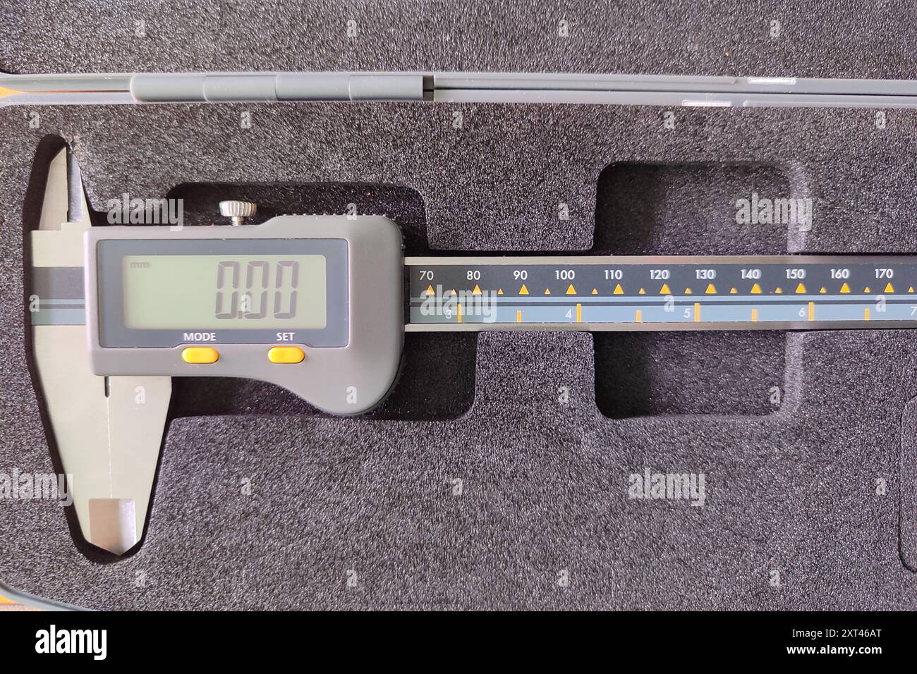 Digital caliper in a package. Measuring tool. Digital Electronic ...