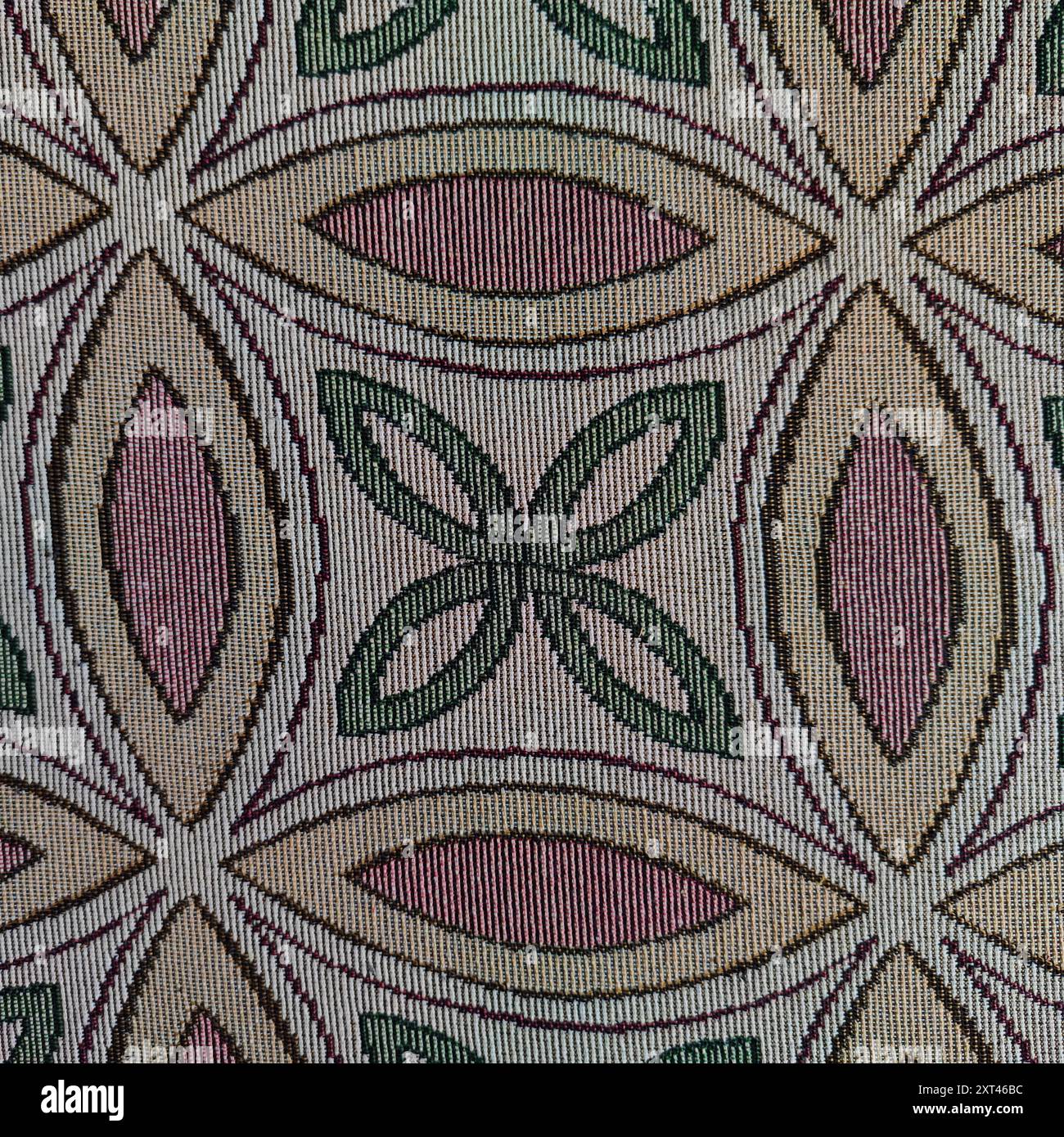 Part of old dusty brown carpet texture, abstract ornament Stock Photo ...