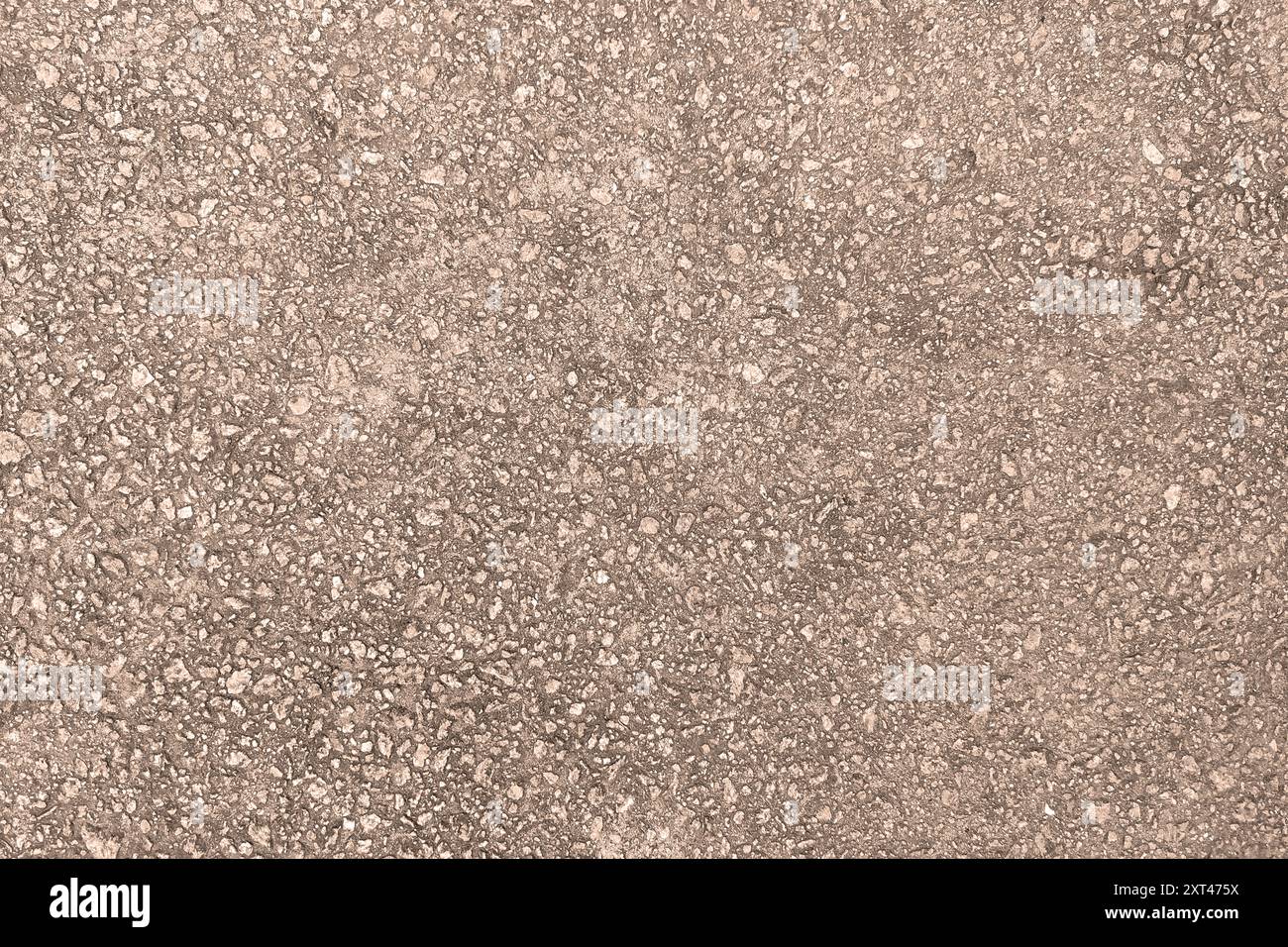 Concrete texture. Pebbles of different colors and signs of aging are ...
