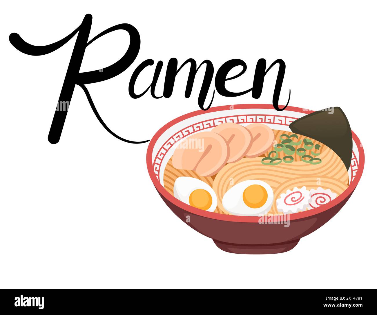 Japanese ramen perfect meal Stock Vector Images - Alamy