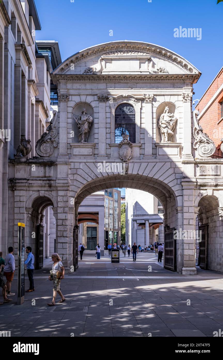 Temple Bar, on Paternoster Square next to St Paul's Cathedral, was ...