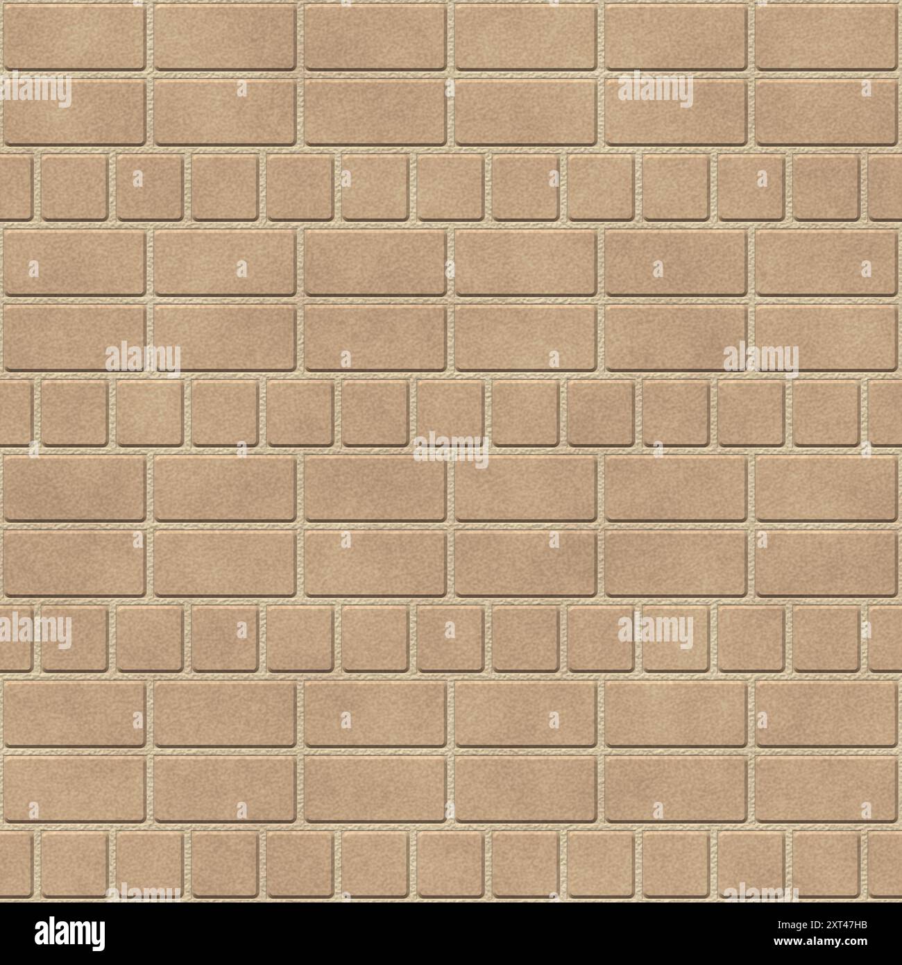 Brick wall seamless pattern background. Horizontal seamless brown brick ...