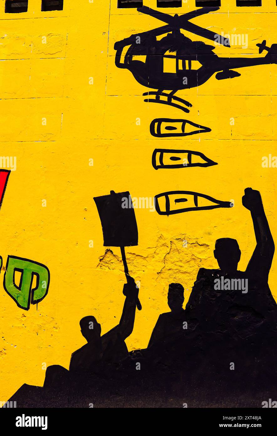 Protest by art , Image captured on August 10, 2024 Stock Photo - Alamy