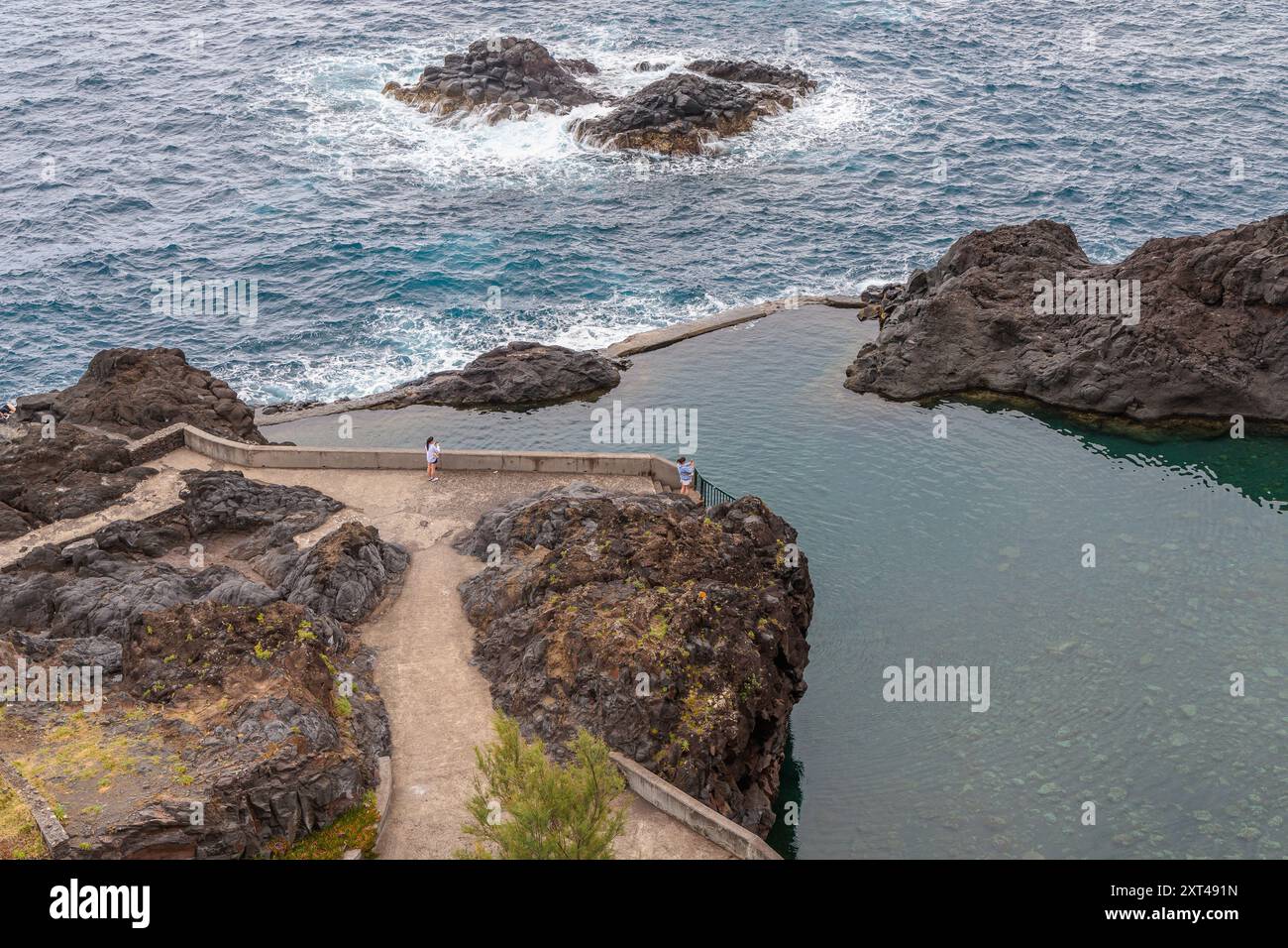 A natural swimming pool in Seixal, Madeira Island, Portugal Stock Photo - Alamy