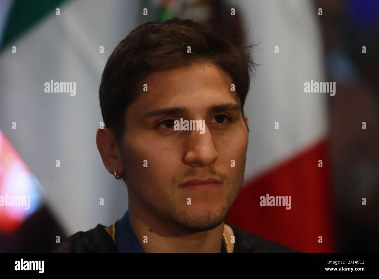 Mexico City, Ciudad de Mexico, Mexico. 12th Aug, 2024. Mexican boxer ...