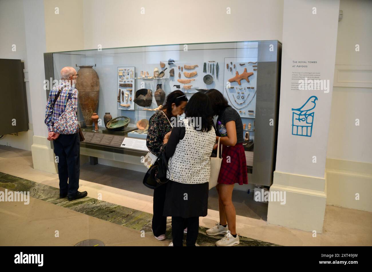 The Ashmolean Museum of Art and Archaeology- Egyptian room Stock Photo ...