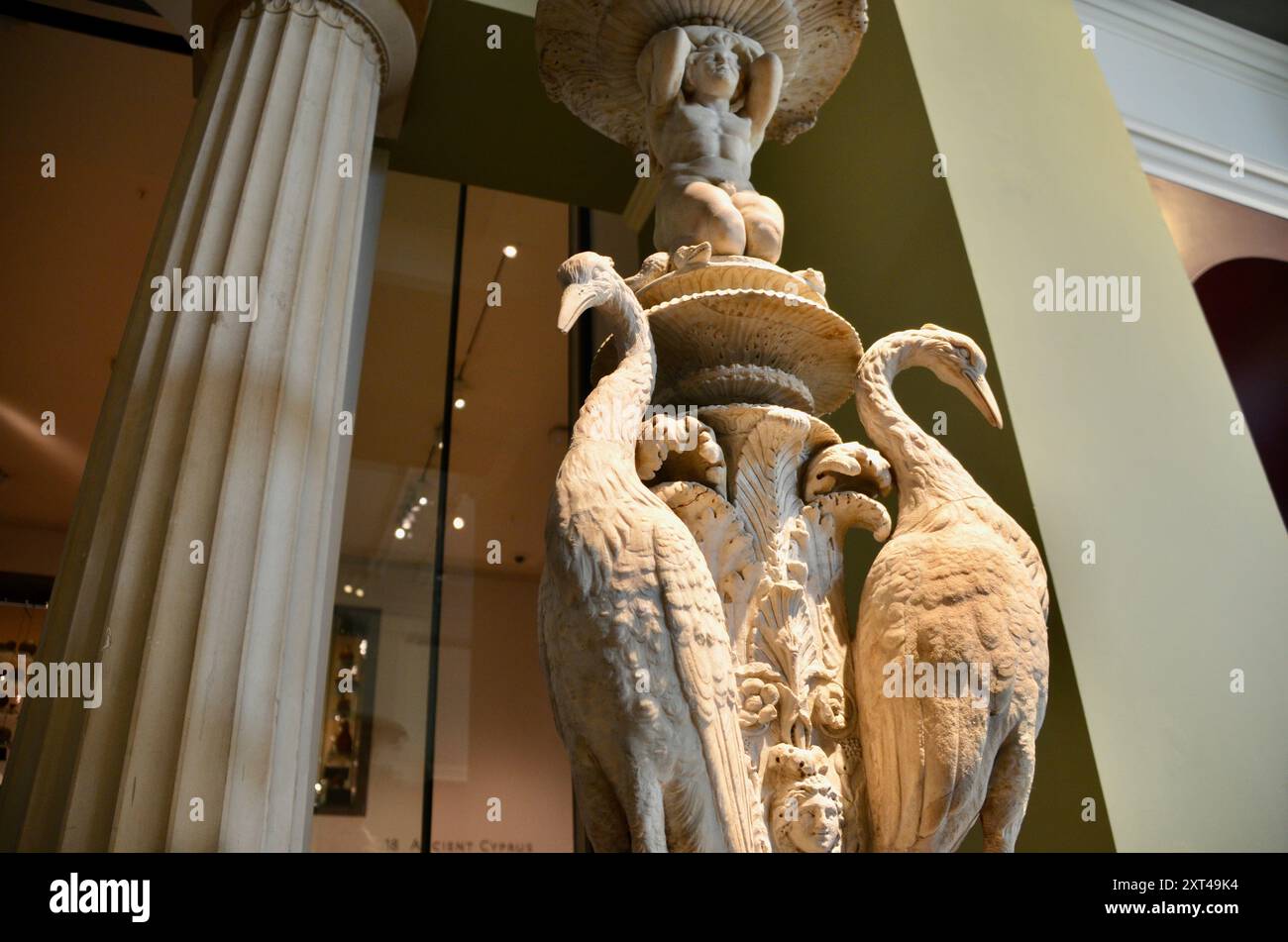 The Ashmolean Museum of Art and Archaeology- Greek room Stock Photo - Alamy