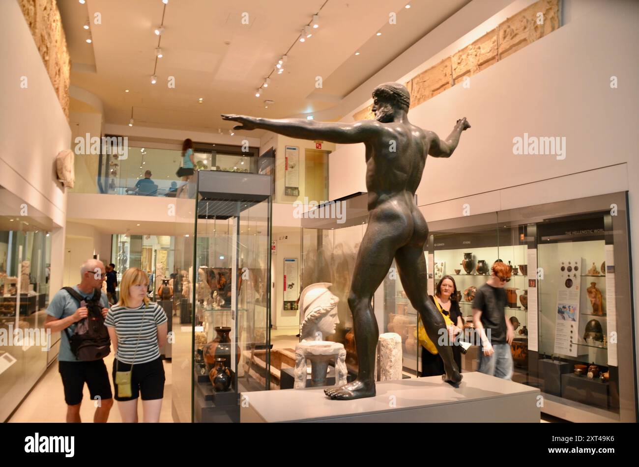 The Ashmolean Museum of Art and Archaeology- Greek room Stock Photo - Alamy