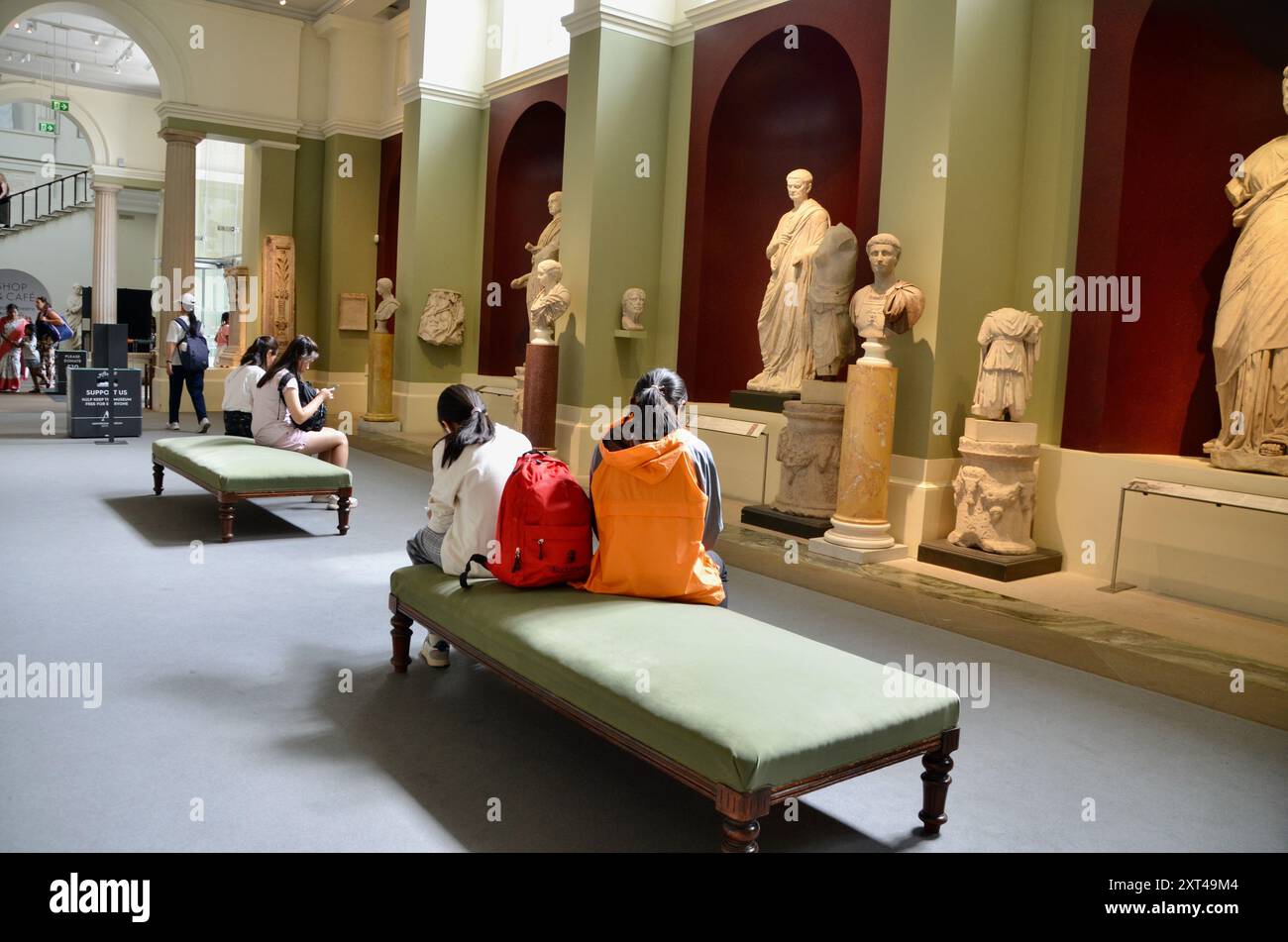 The greek and roman sculpture room at Ashmolean Museum of Art and ...