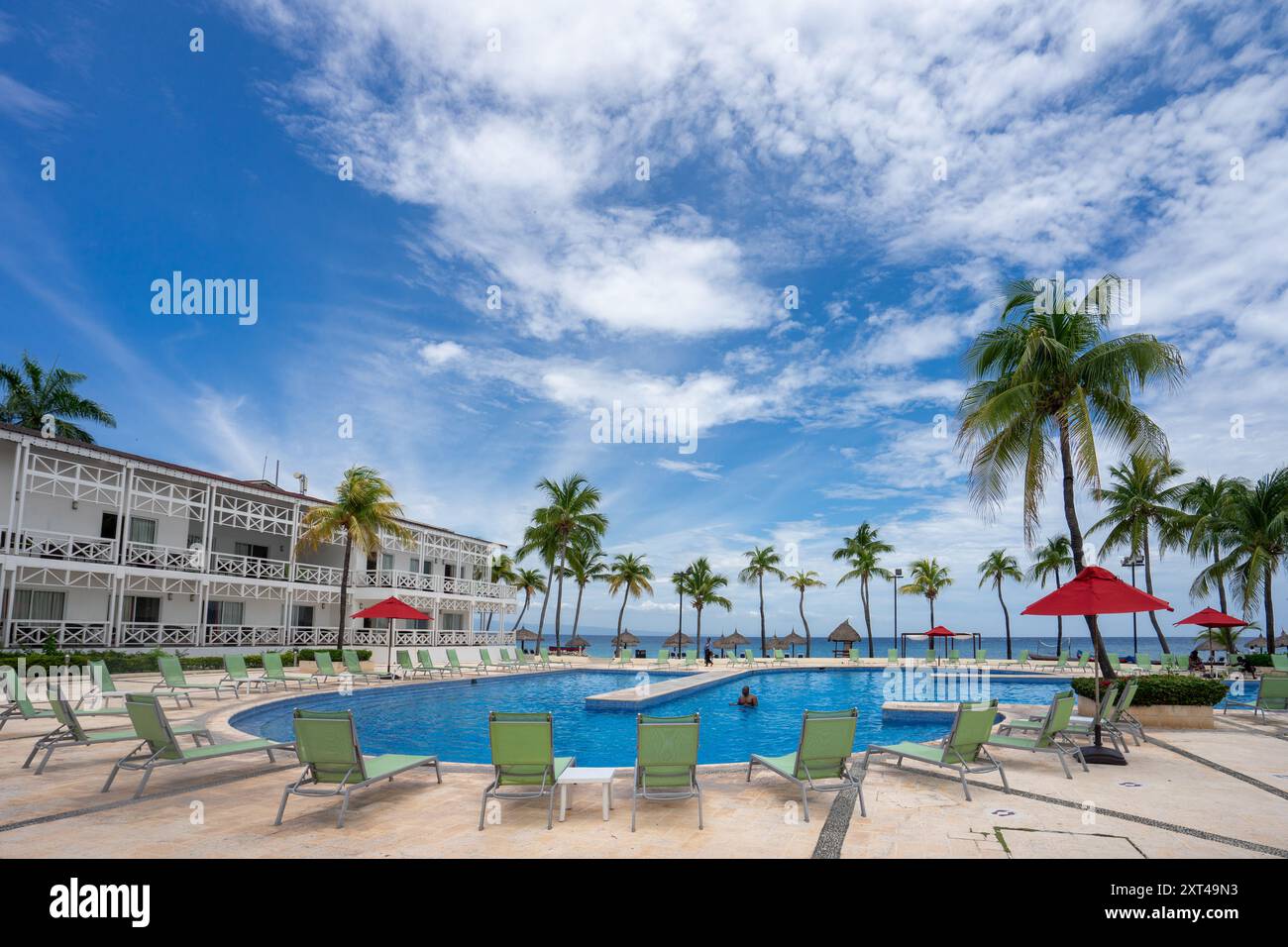 Wonderful beach at the Decameron resort; part of the positive side of ...