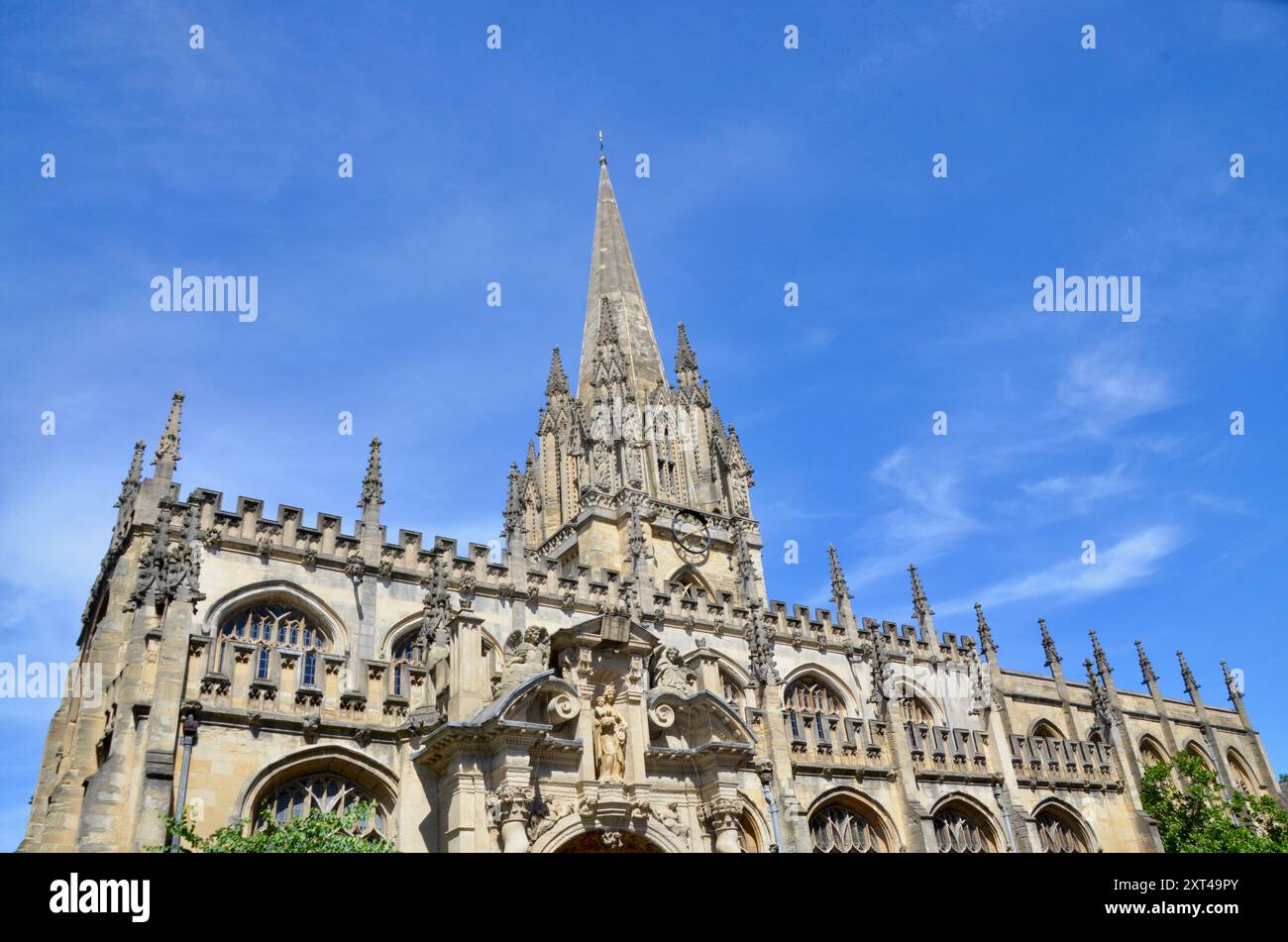 University Church of St Mary the Virgin oxford england uk Stock Photo ...