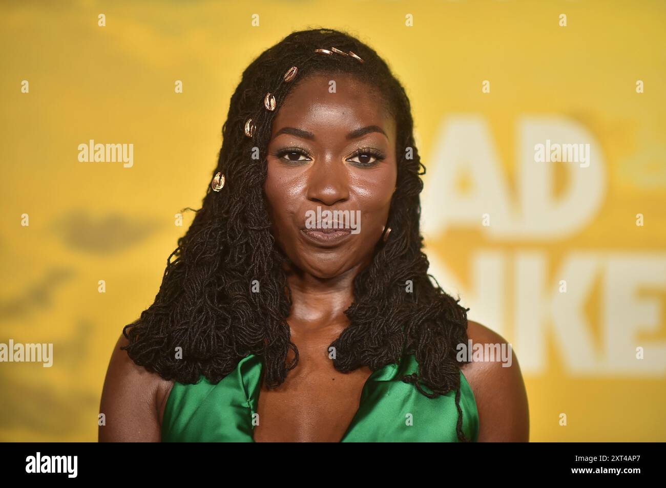 Aba Arthur arrives at the premiere of "Bad Monkey" on Monday, Aug. 12 ...