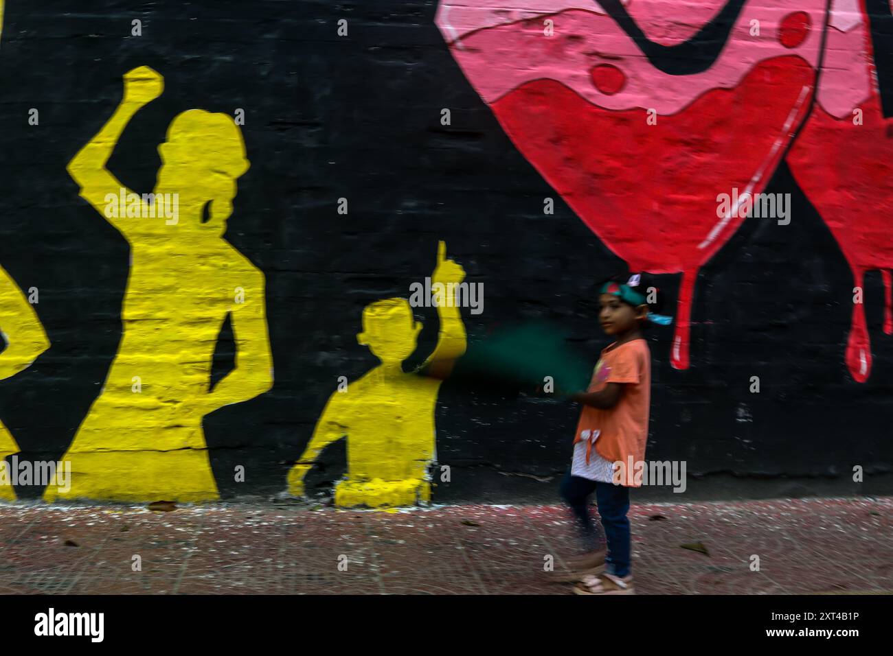 Protest by art , Image captured on August 10, 2024 Stock Photo - Alamy