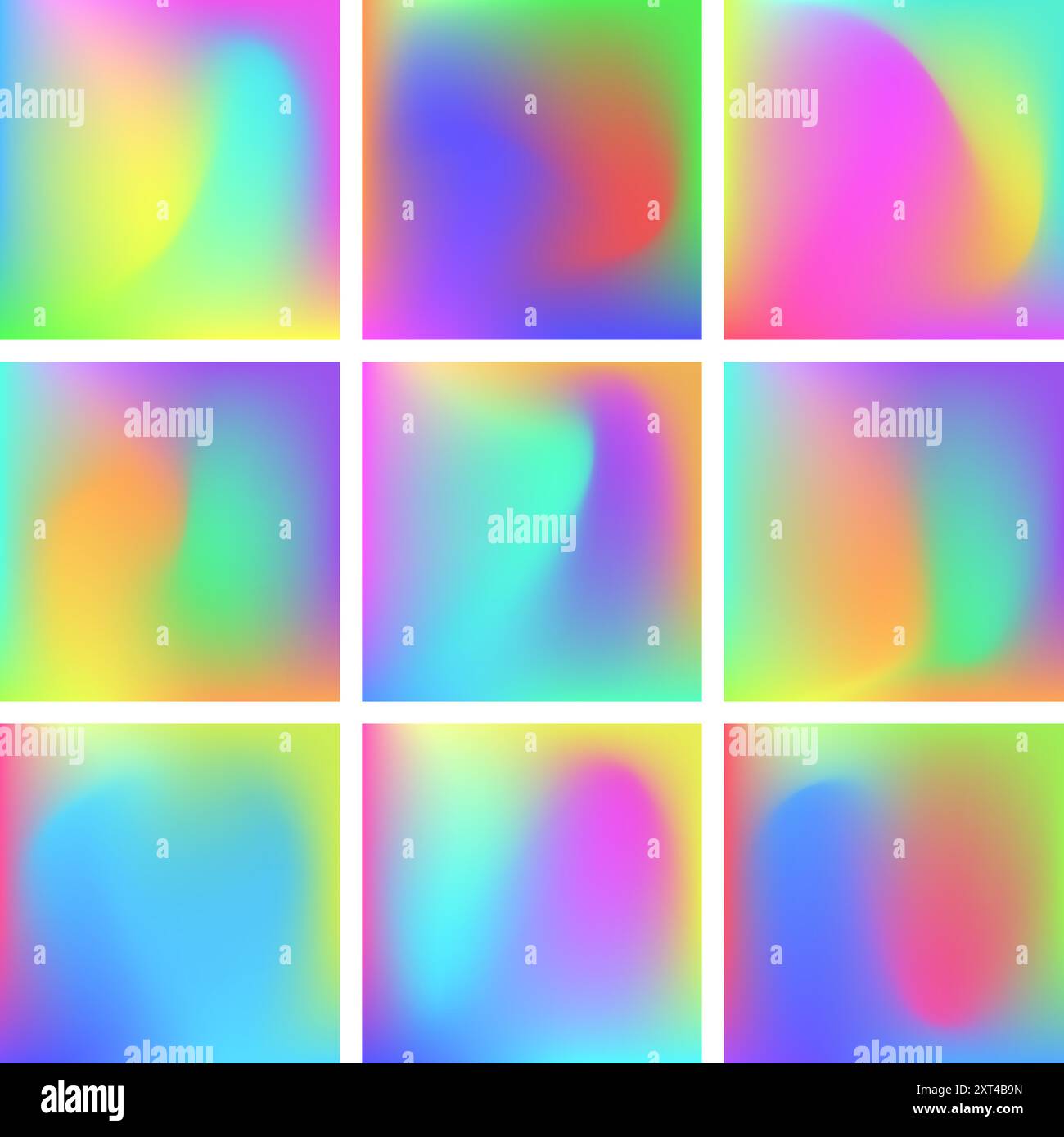 collection of pastel tint gradient backgrounds. Vector illustration ...