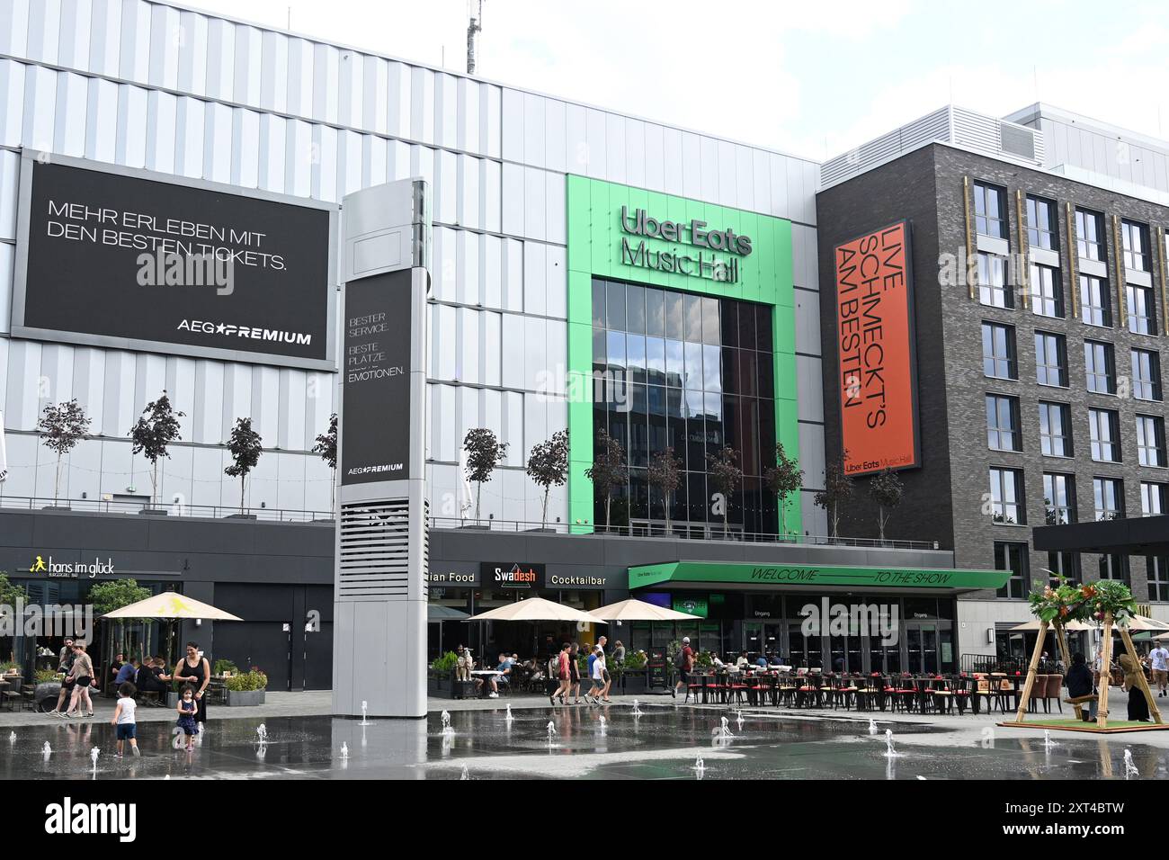 Berlin, Germany - August 3, 2024: Uber Eats Music Hall at Uber Platz in ...