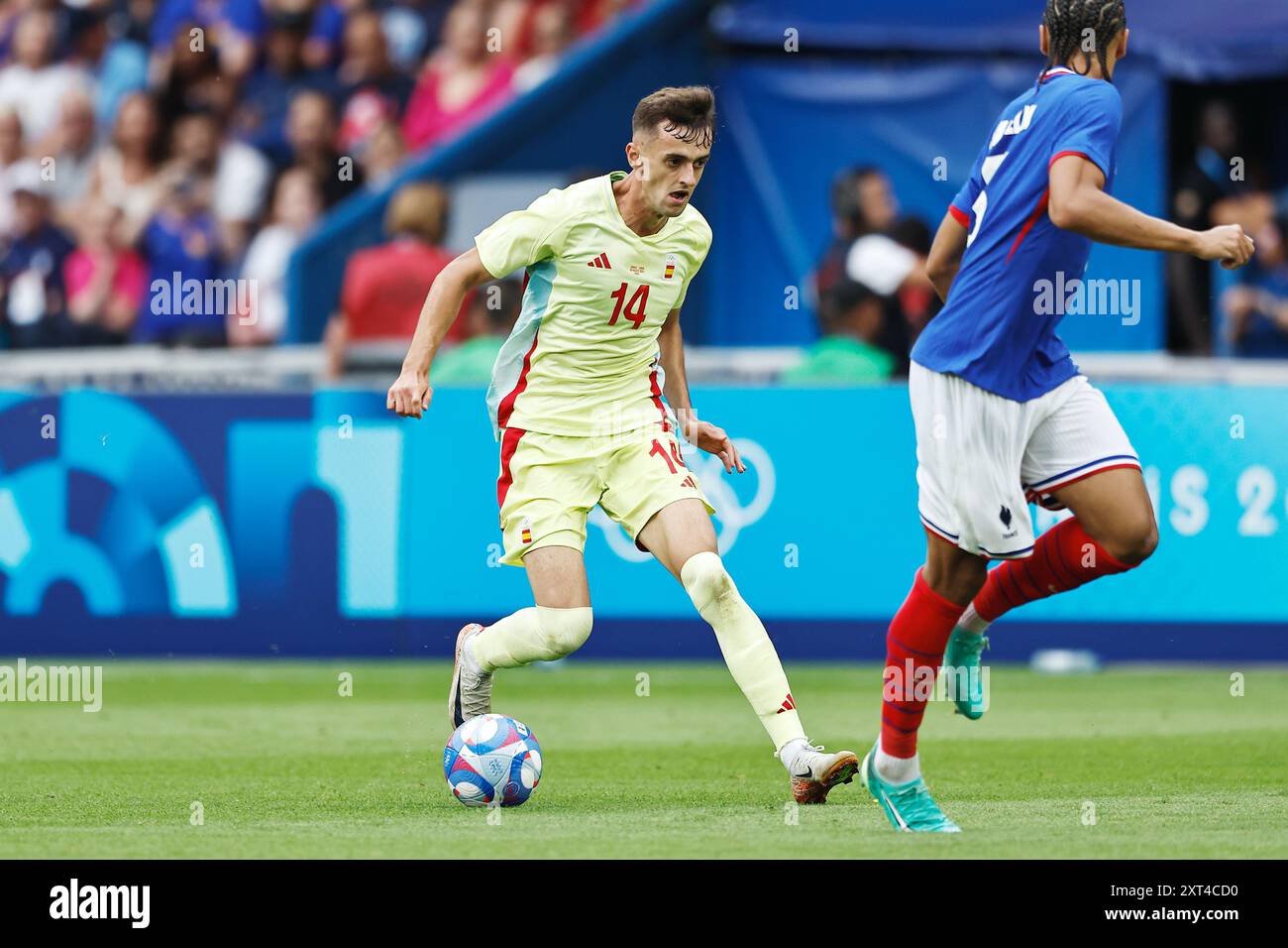Paris, France. 9th Aug, 2024. Aimar Oroz (ESP) Football/Soccer : Paris ...