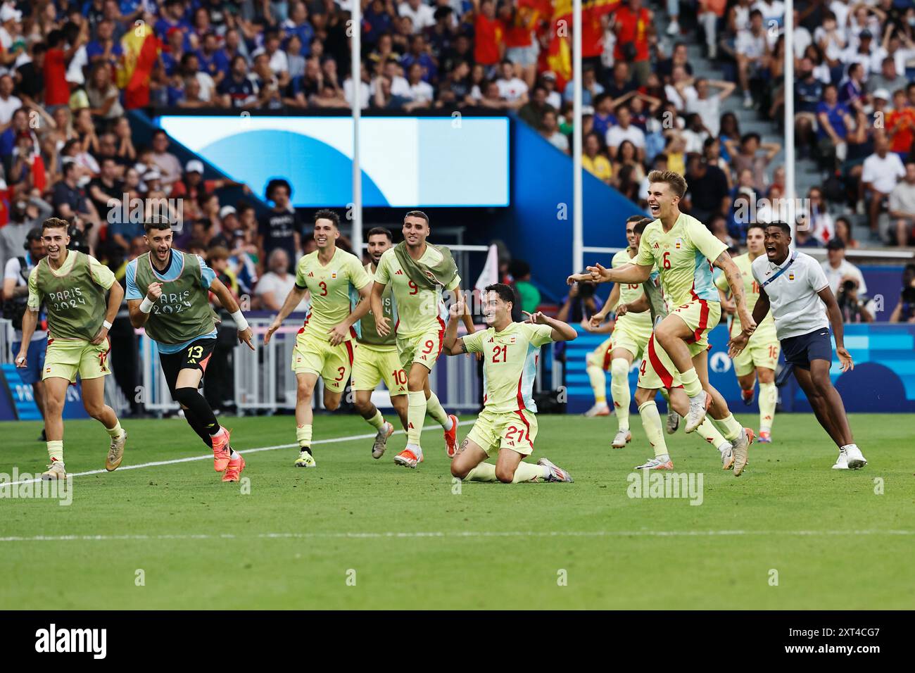 Paris, France. 9th Aug, 2024. Sergio Camello (ESP) Football/Soccer ...