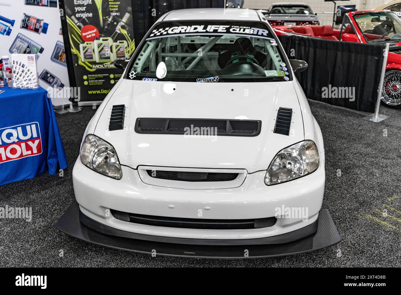 New York City, USA - March 27, 2024: Honda Civic sportscar car at New ...