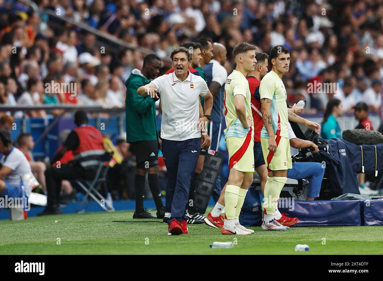 Paris, France. 9th Aug, 2024. Santi Denia (ESP) Football/Soccer : Paris ...