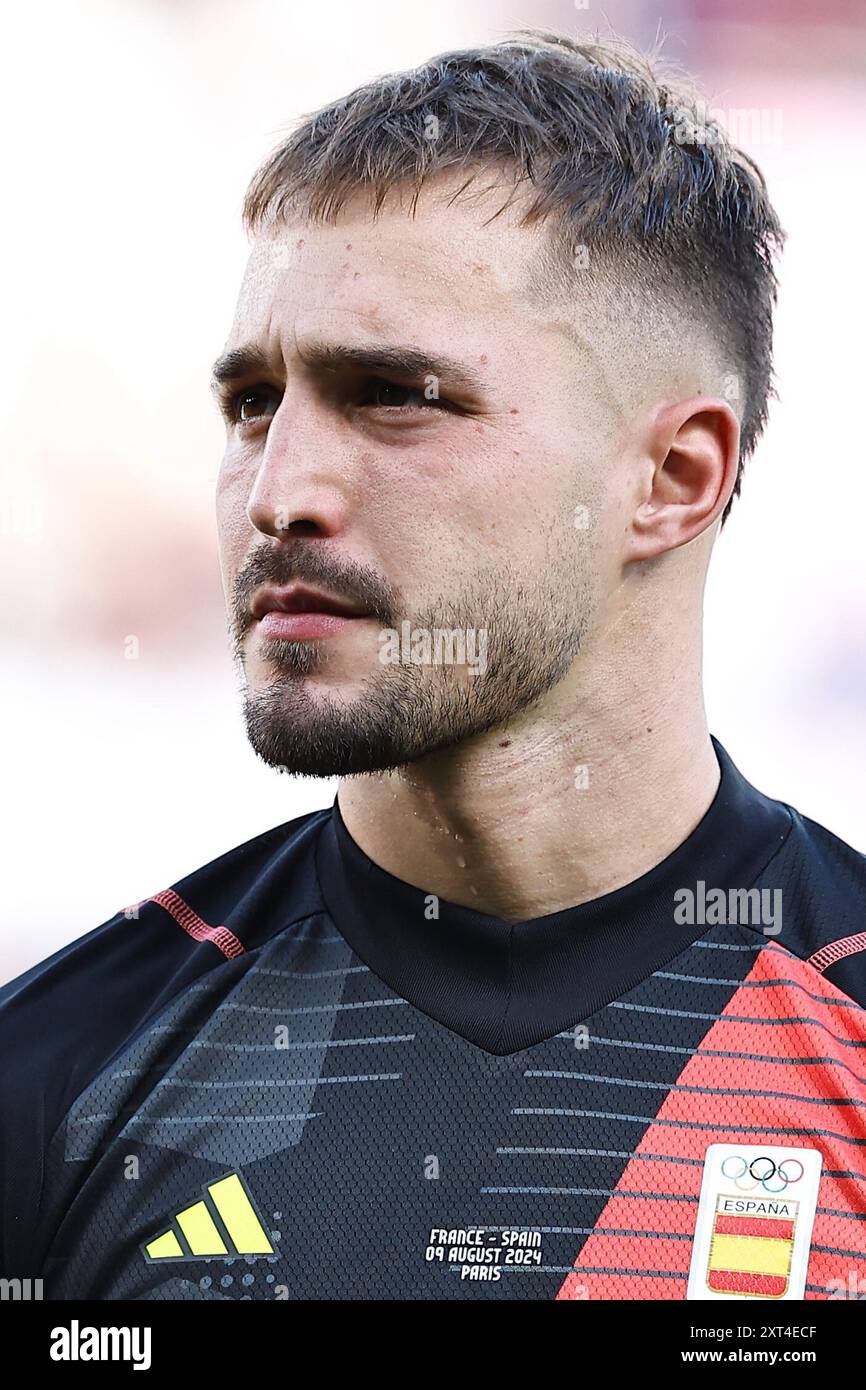 Paris, France. 9th Aug, 2024. Arnau Tenas (ESP) Football/Soccer : Paris ...