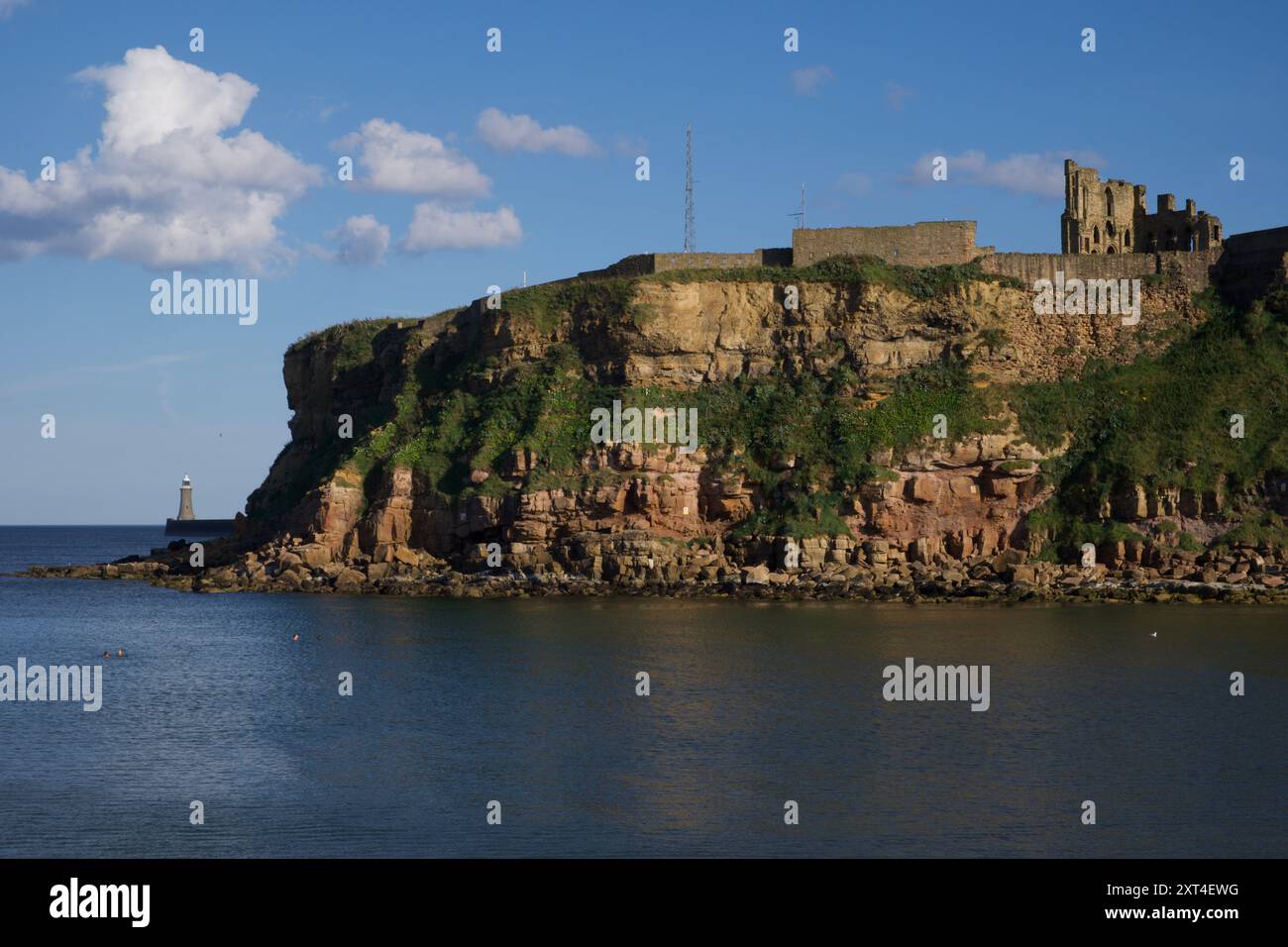 Tynemouth Priory and Castle Tynemouth, North Tyneside England UK Stock ...