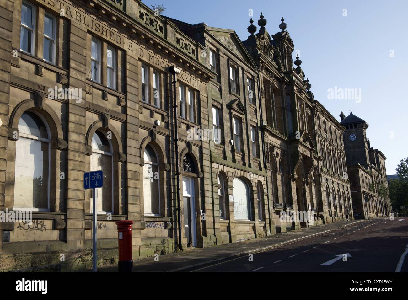The former Public Library on Swinburne Street Gateshead Tyne and Wear ...