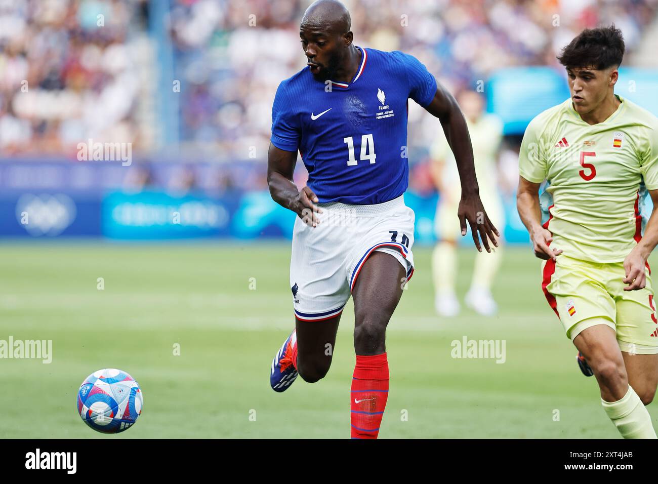 Paris, France. 9th Aug, 2024. Jean-Philippe Mateta (FRA) Football ...
