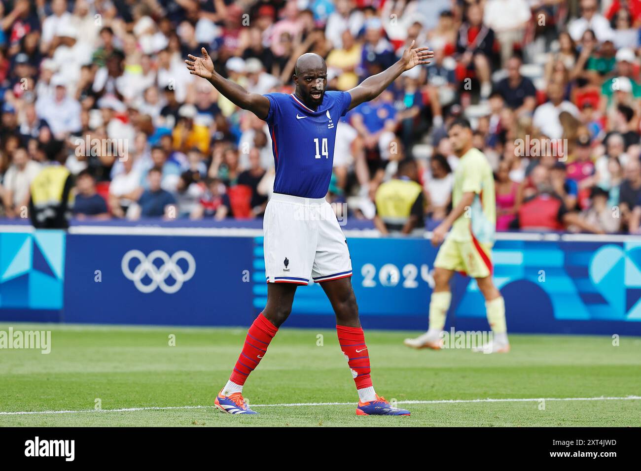 Paris, France. 9th Aug, 2024. Jean-Philippe Mateta (FRA) Football ...