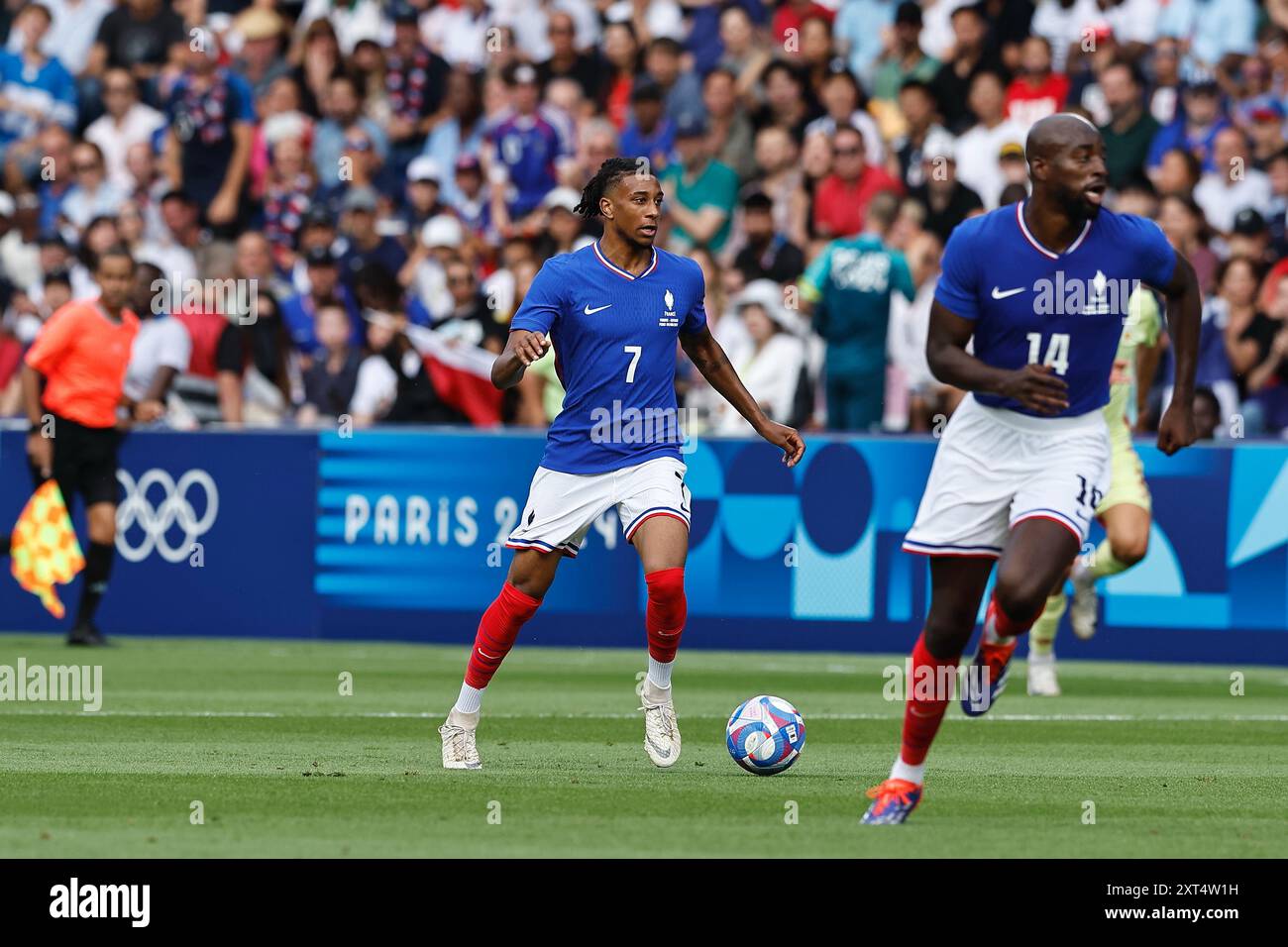 Paris, France. 9th Aug, 2024. Michael Olise (FRA) Football/Soccer ...