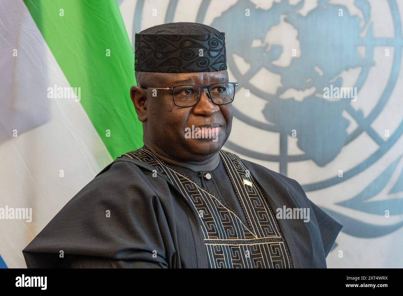 President of Republic of Sierra Leone Julius Maada Bio meets with ...