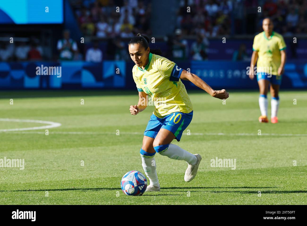 Paris, France. 10th Aug, 2024. Marta (BRA) Football/Soccer : Paris 2024 ...