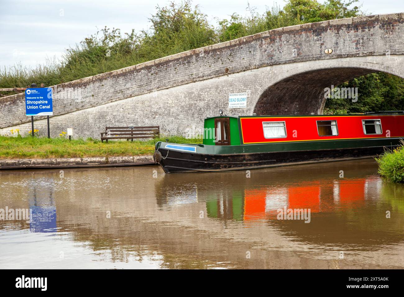 Middlewich branch of shropshire union canal hi-res stock photography ...