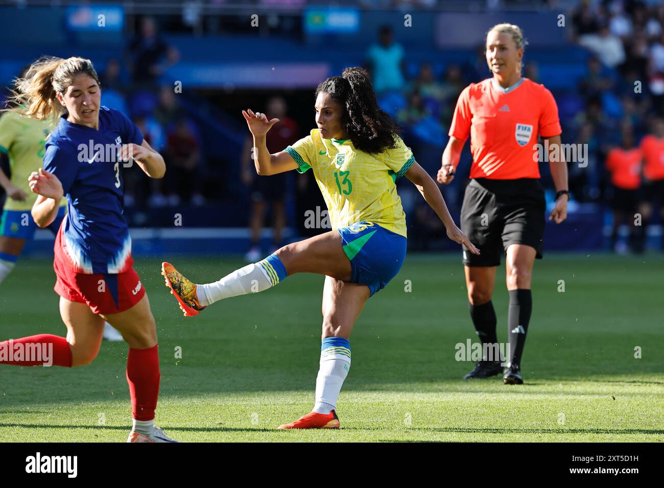 Paris, France. 10th Aug, 2024. Yasmim (BRA) Football/Soccer : Paris ...