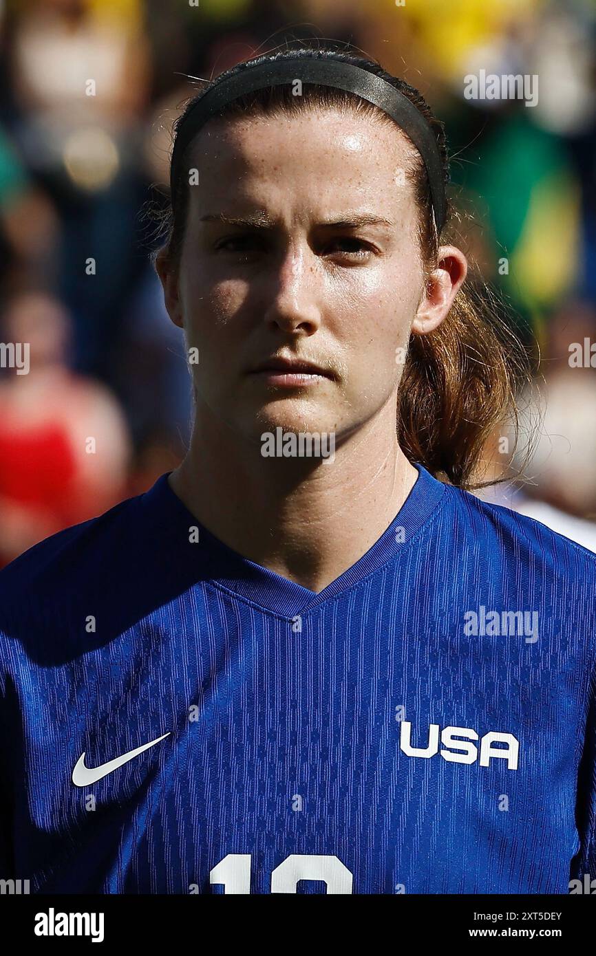 Paris, France. 10th Aug, 2024. Tierna Davidson (USA) Football/Soccer ...