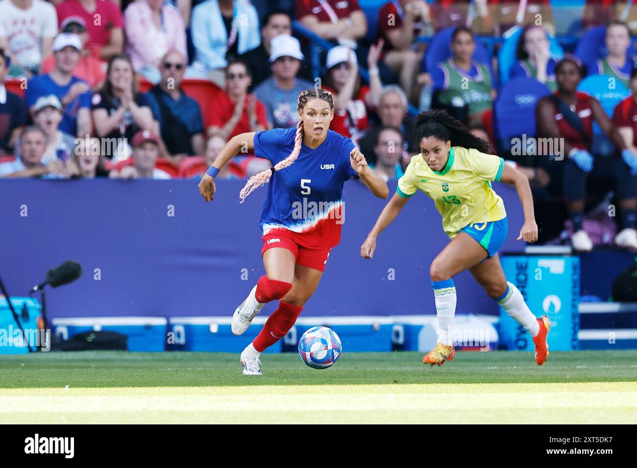 Paris, France. 10th Aug, 2024. Trinity Rodman (USA) Football/Soccer ...