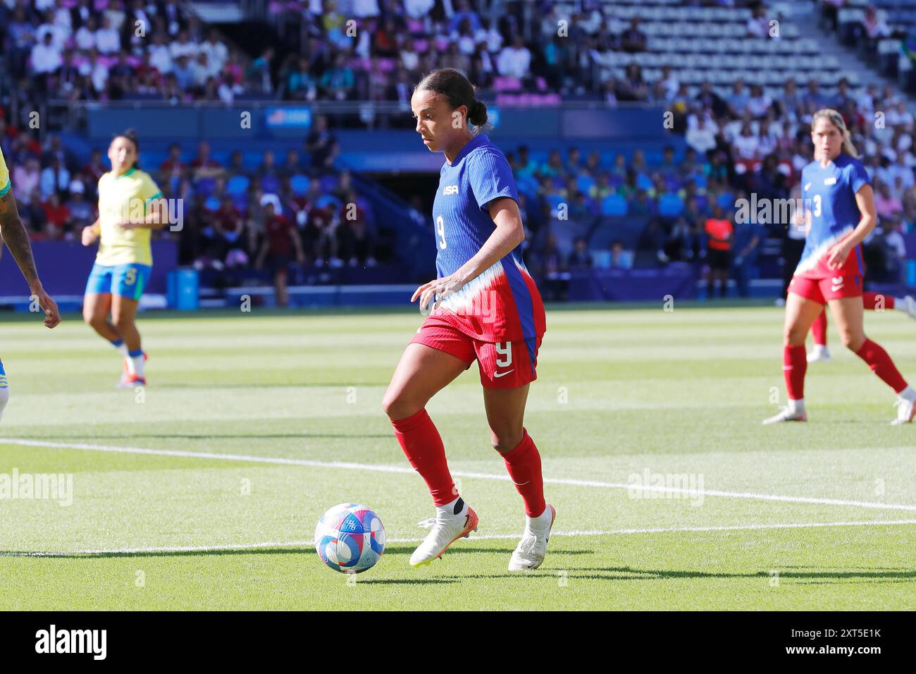 Paris, France. 10th Aug, 2024. Mallory Swanson (USA) Football/Soccer ...