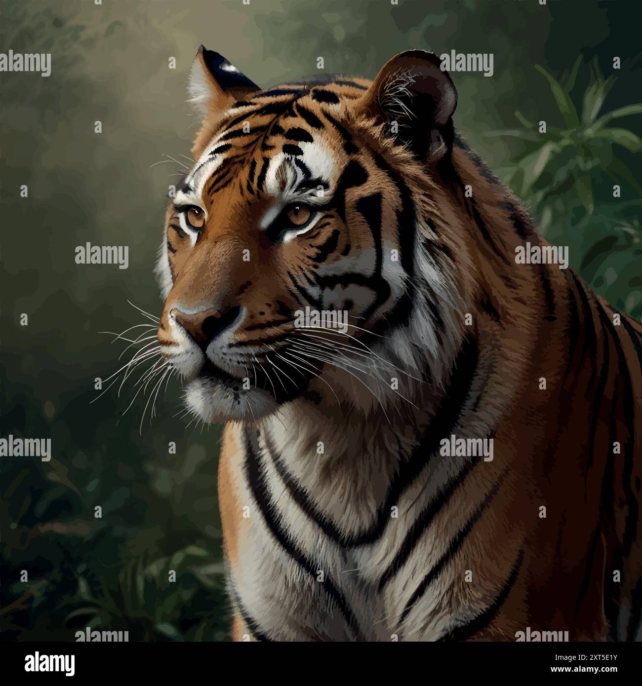 Tiger Vector Art Illustrations Stock Vector Image & Art - Alamy