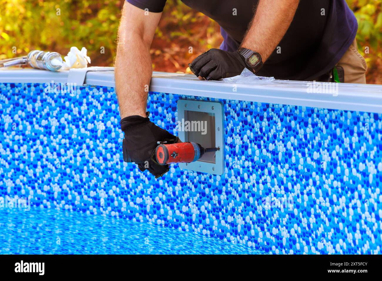 Designed to collect dirt, trash, debris from swimming pool, this pool ...